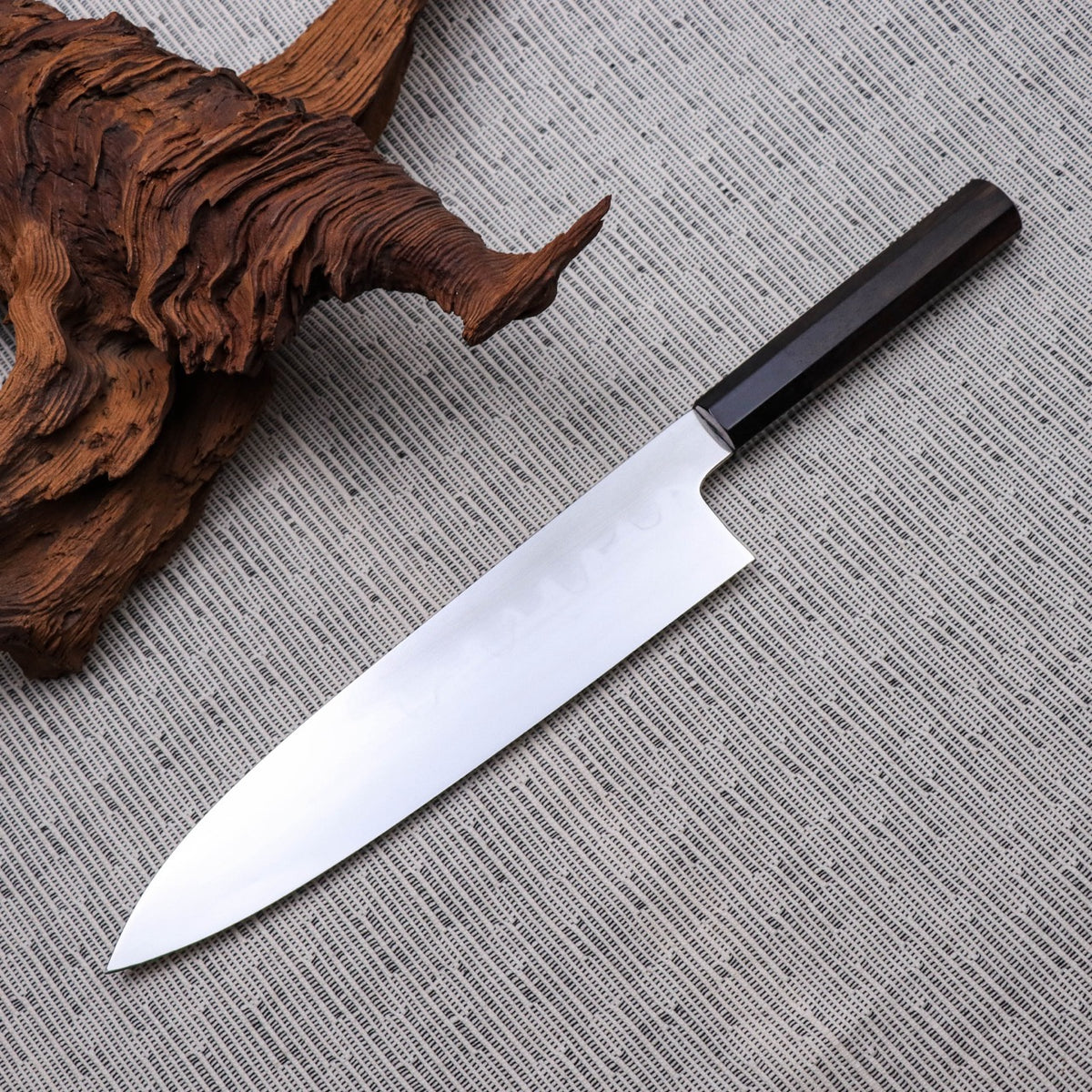 Minamoto Akitada White #3 Steel Tyouji Hamon Honyaki Wa-Gyuto ...